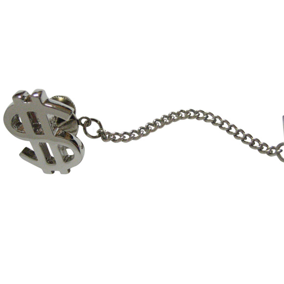 Kiola Designs | Accessories | Silver Toned Dollar Sign Tie Tack | Poshmark